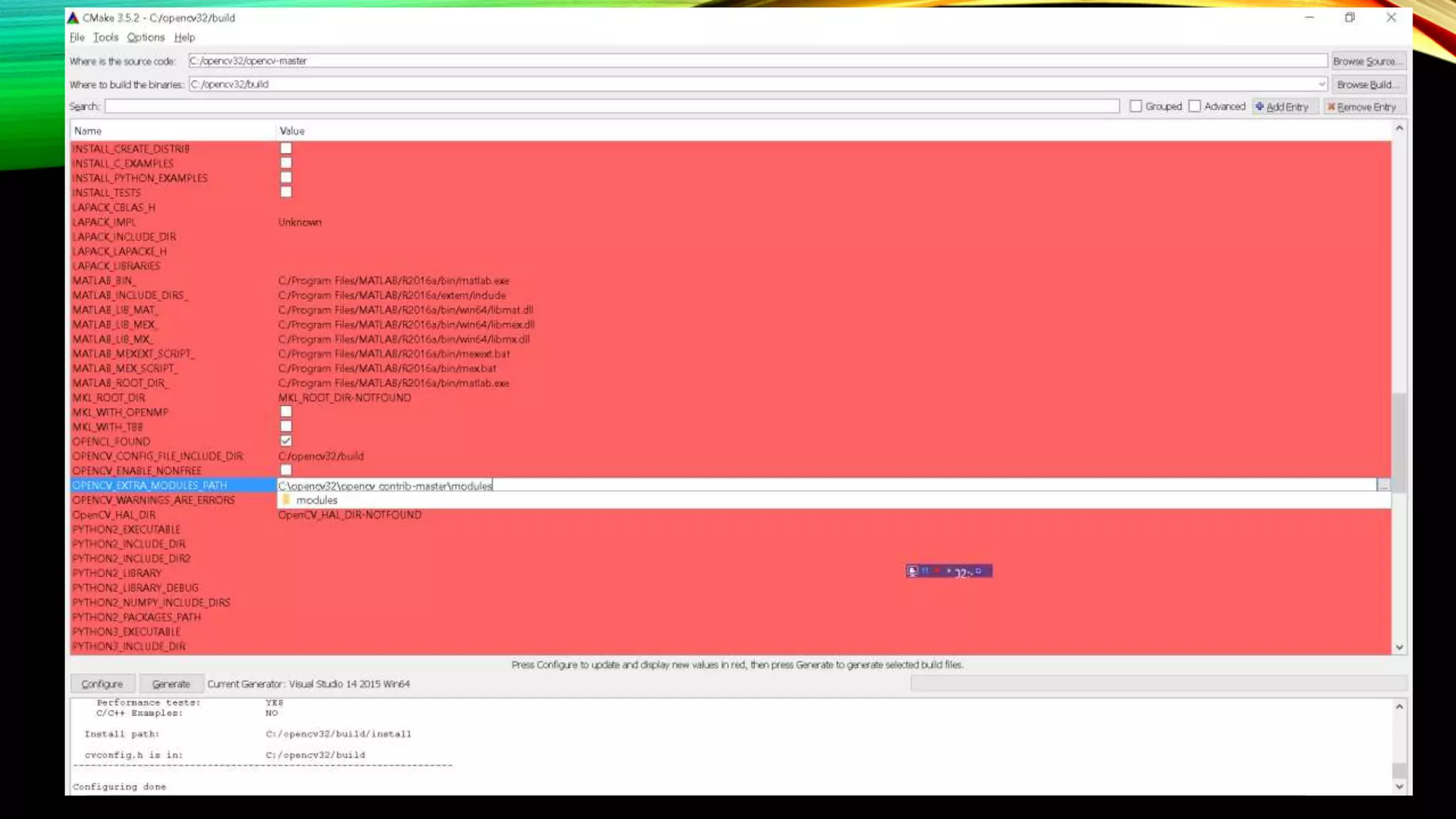 Install Compile Setup Setting Opencv 3 2 Visual C 2015 Win 64bit Ppt