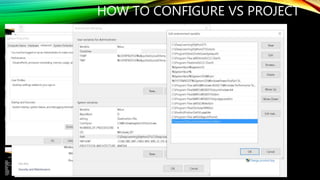 Install, Compile, Setup, Setting OpenCV 3.2, Visual C++ 2015, Win 64bit, | PPTX | Graphics ...
