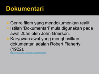 (2017) penerbitan video dokumentari | PPTX
