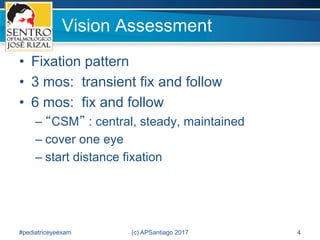 2017 Basic Pediatric Vision Examination | PDF