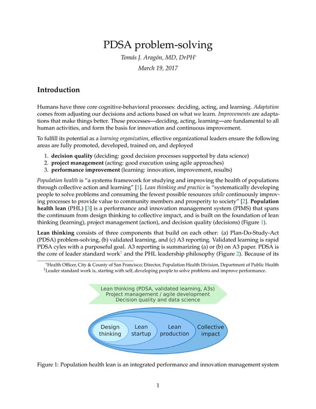 PDSA Problem-Solving | PDF