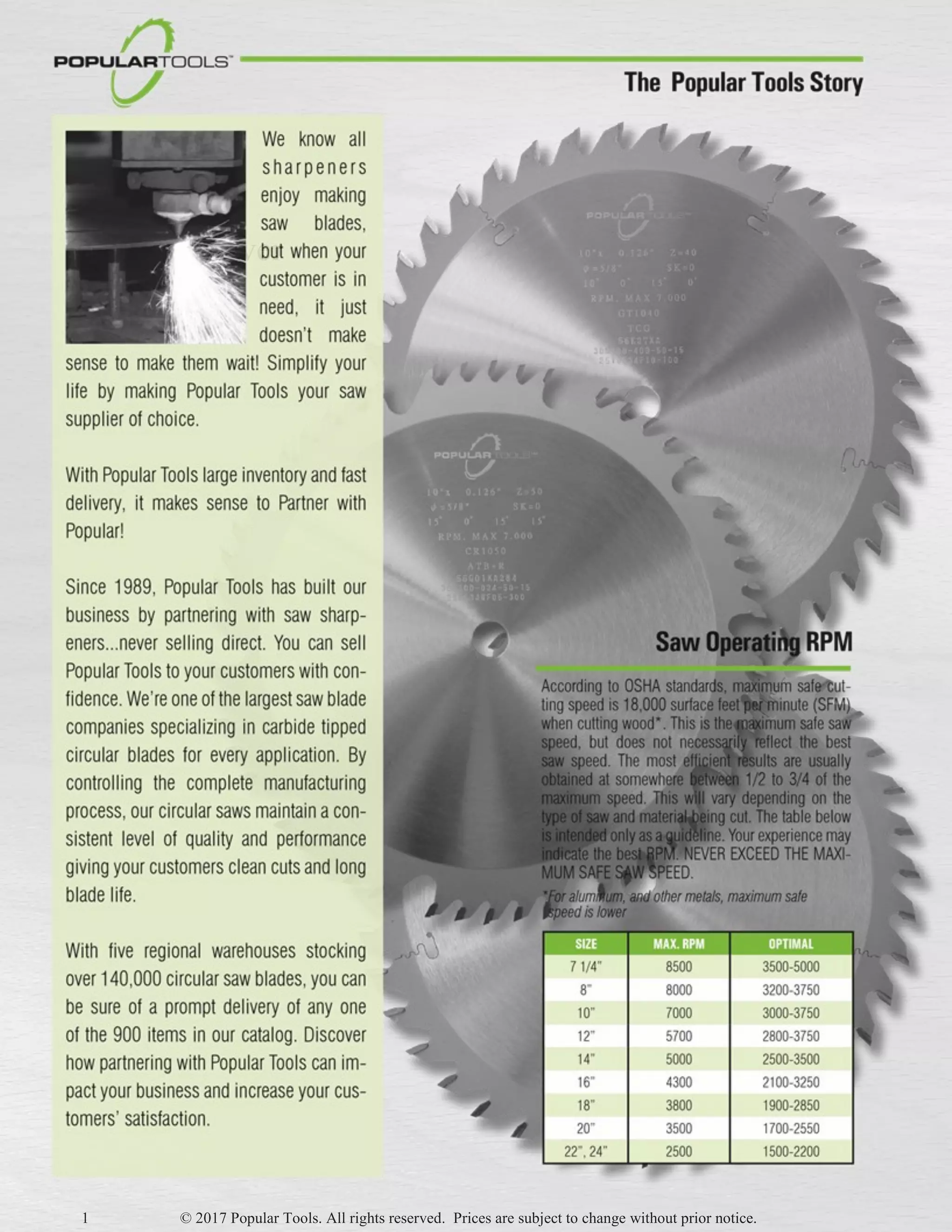 2017 popular tools catalog | PDF