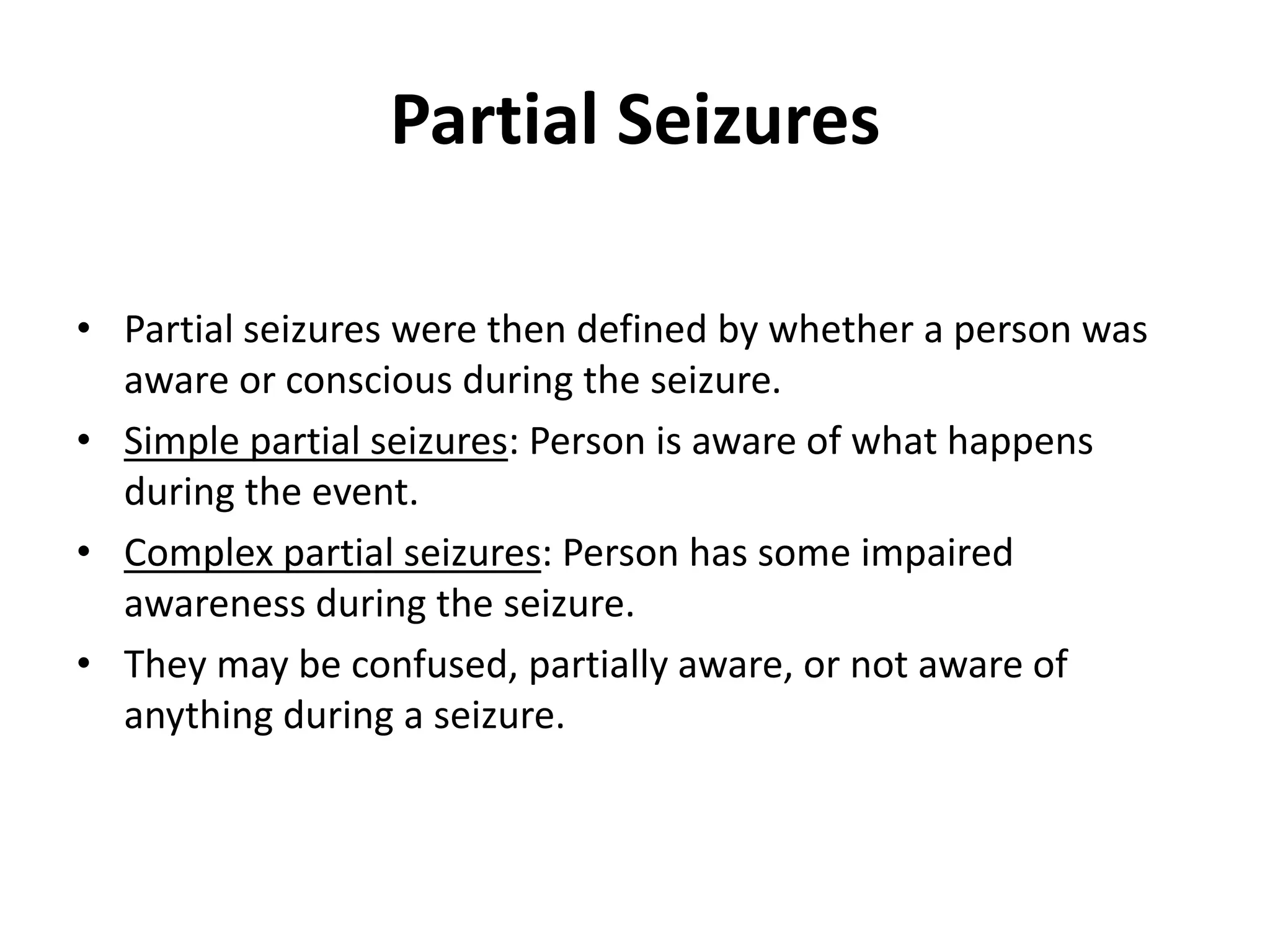2017 revised ILEA classification of seizures | PPTX