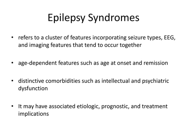 2017 revised ILEA classification of seizures | PPTX