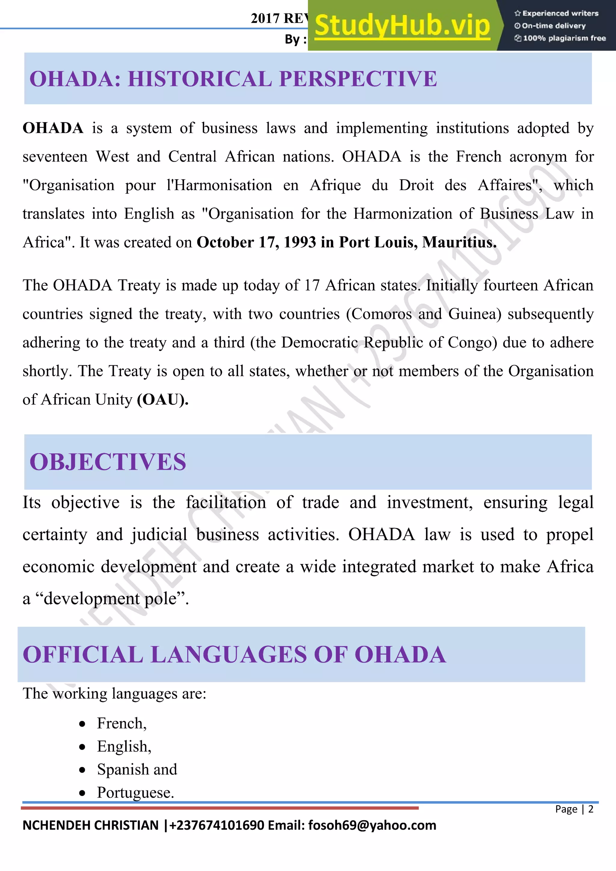 2017 Revised OHADA Accounting Plan.Pdf