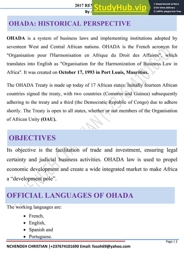 2017 Revised OHADA Accounting Plan.Pdf