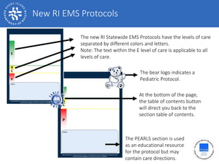 2017 RI Statewide EMS Protocols Education Module - Introduction | PPT