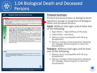 2017 RI Statewide EMS Protocols Education Modules - Section 1 | PPTX