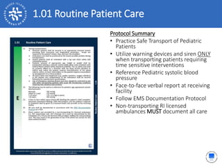 2017 RI Statewide EMS Protocols Education Modules - Section 1 | PPTX