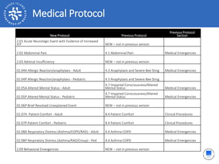 2017 RI Statewide EMS Protocols Education Module - Section 2 | PPTX