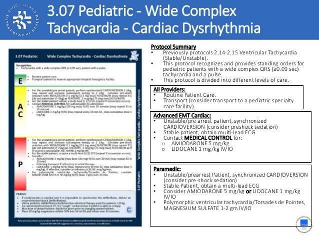 2017 RI Statewide EMS Protocols Education Module - Section 3
