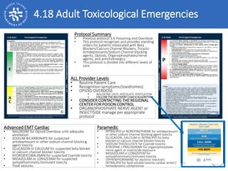 2017 RI Statewide EMS Protocols Education Modules - Section 4 | PPT