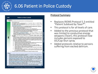 2017 RI Statewide EMS Protocols Education Module - Section 6 | PPTX