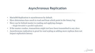 MariaDB High Availability | PPT