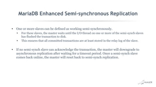 MariaDB High Availability | PPT