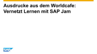 Vernetzt und kollaborativ Lehren und Lernen mit SAP Jam: Beispiele ...