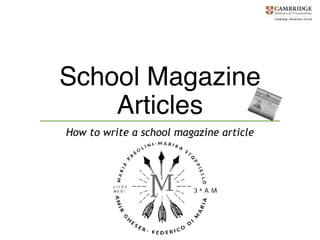 2017 school magazine-articles | PDF