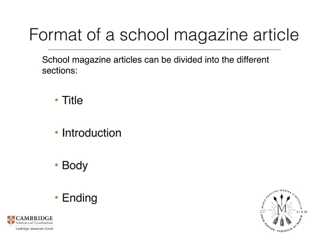 2017 school magazine-articles | PPT