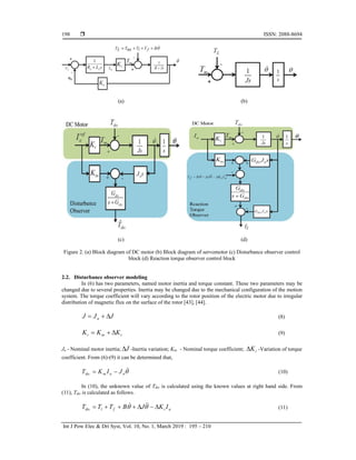 Motion control applications: observer based DC motor parameters ...