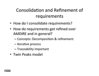 Requirements Engineering - Scaling RE & Requirements Refinement | PPT