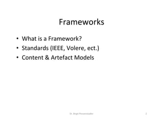 Requirements Engineering - Frameworks & Standards | PDF | Computer ...
