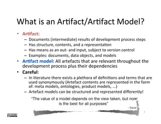 Requirements Engineering - Artifact-oriented requirements engineering | PDF