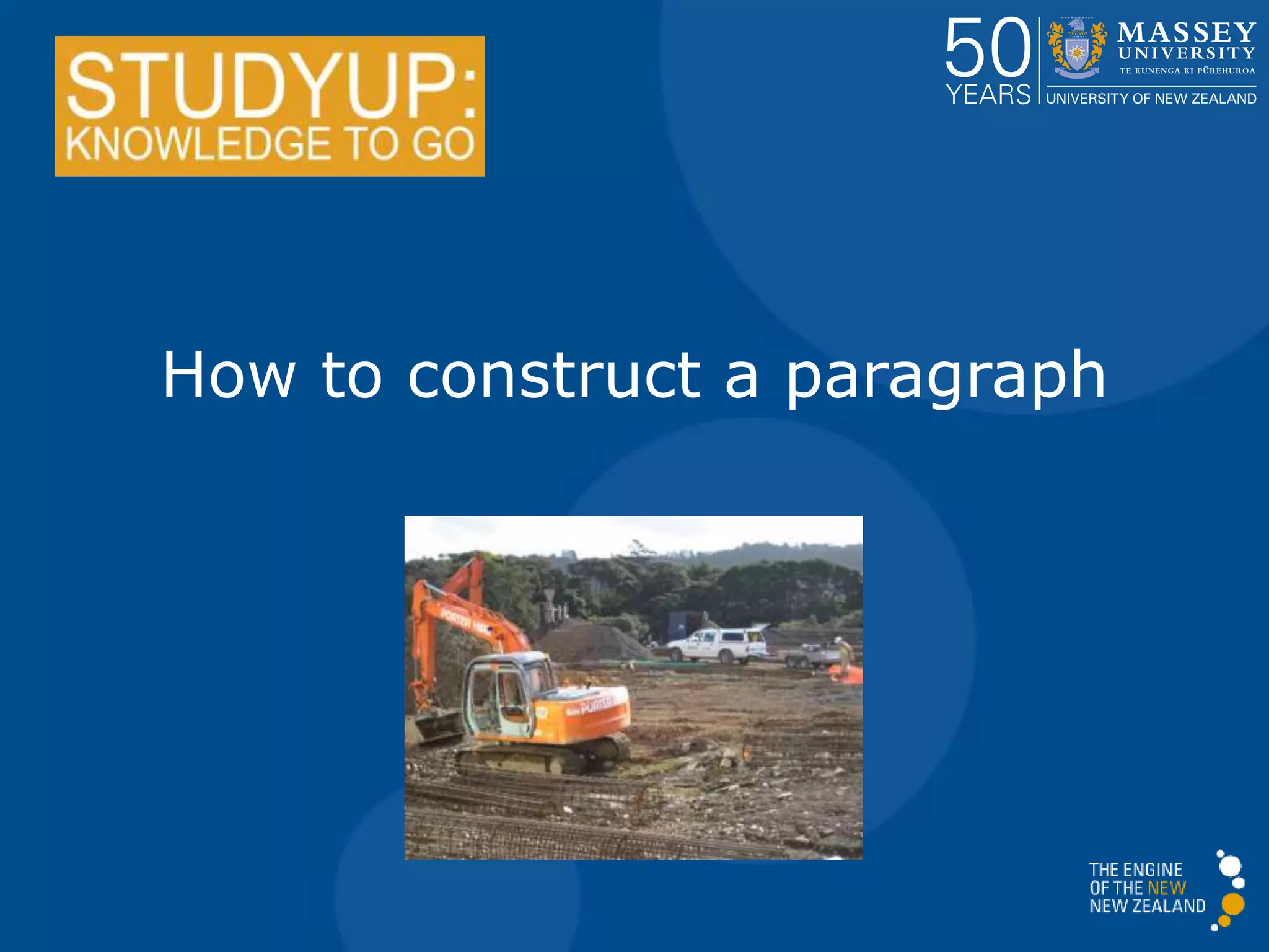 Paragraph writing | PPTX