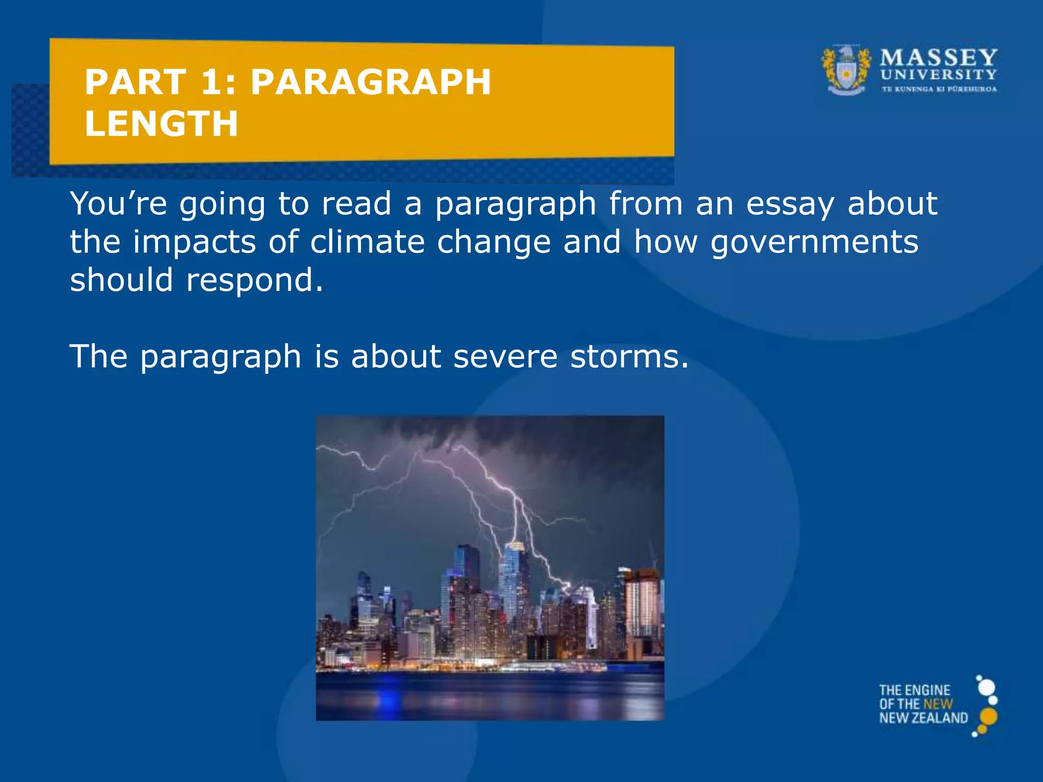 Paragraph writing | PPTX