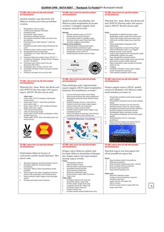 T5 Nota Poket KBAT SEJ SPM | PDF
