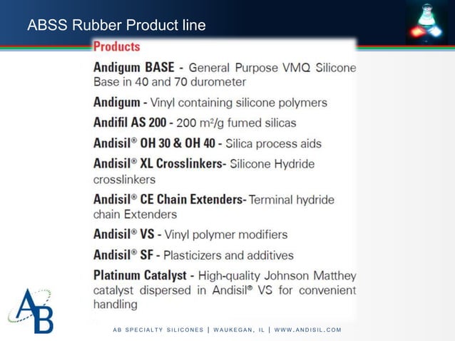 Silicone Rubber: Addition Cure HCR | PPTX