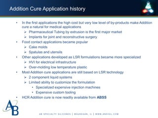 Silicone Rubber: Addition Cure HCR | PPTX