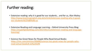 Extensive Reading in the CLIL Class | PPT
