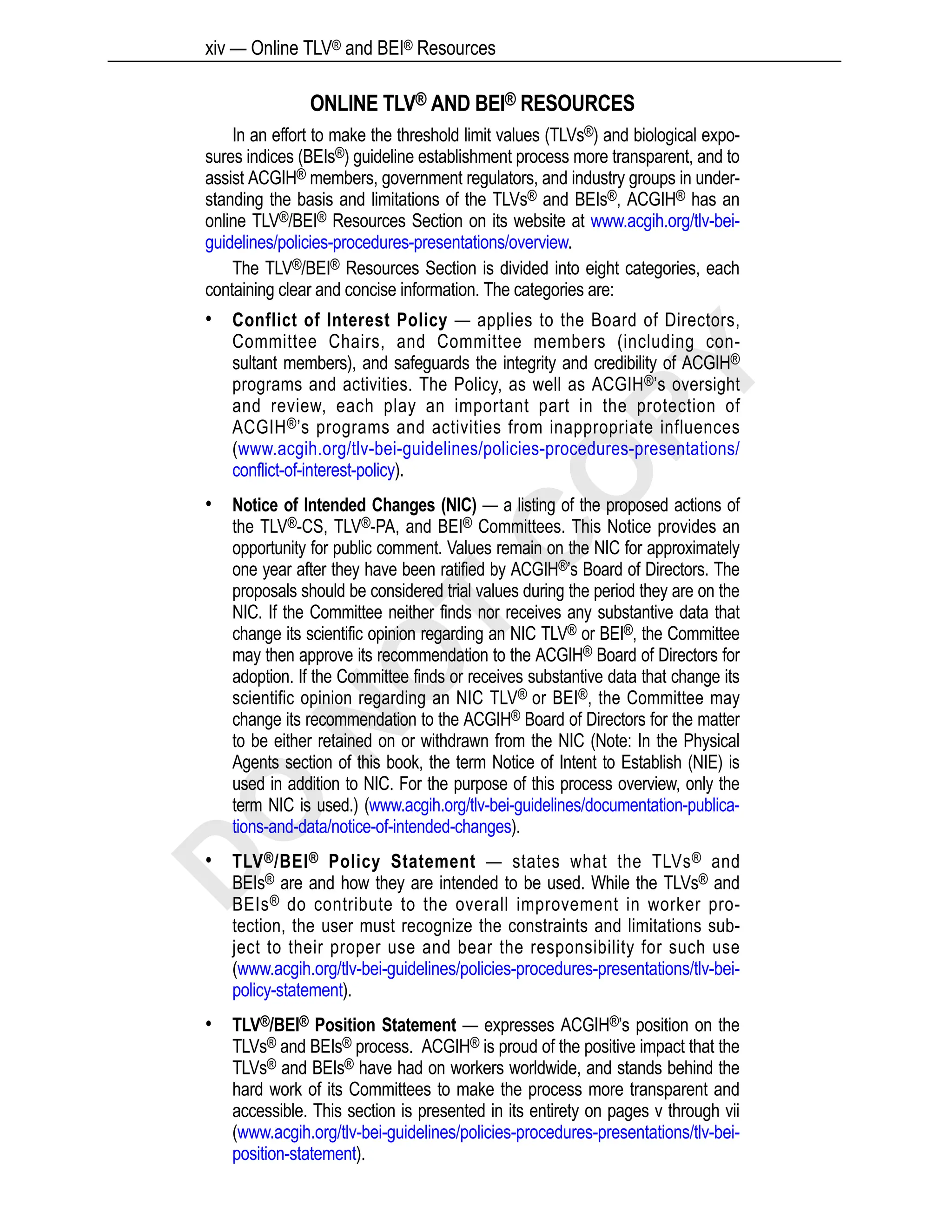 2017 TLVs and BEIs Book.pdf | Chemistry | Science