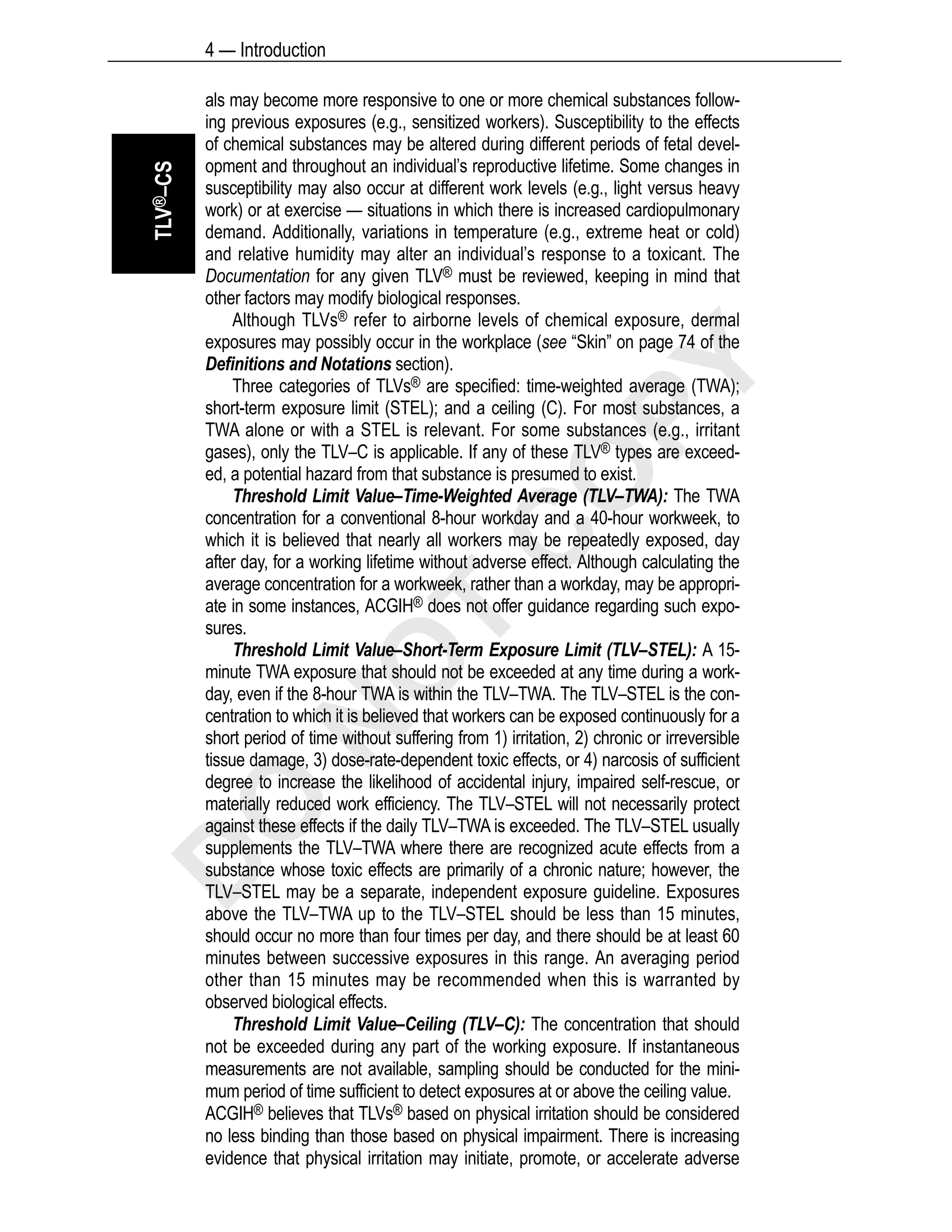2017 TLVs and BEIs Book.pdf | Chemistry | Science