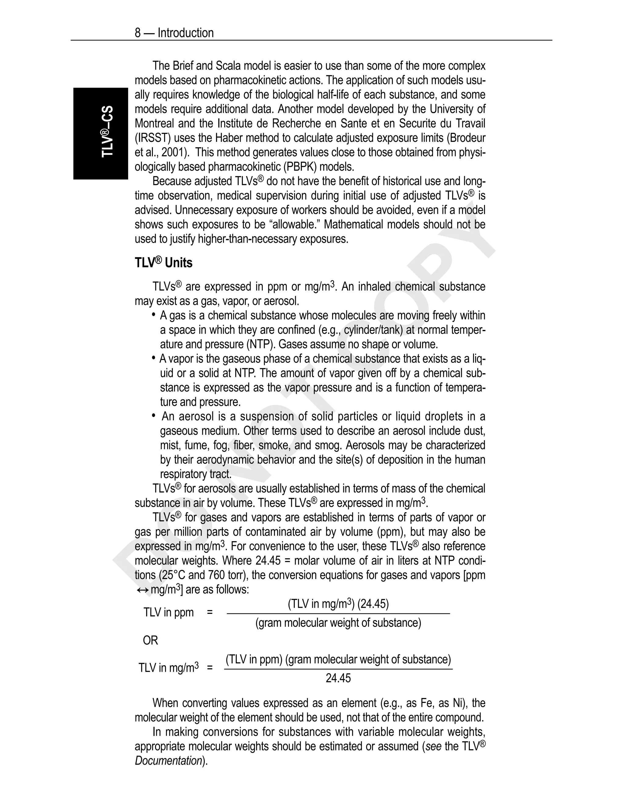 2017 TLVs and BEIs Book.pdf | Chemistry | Science