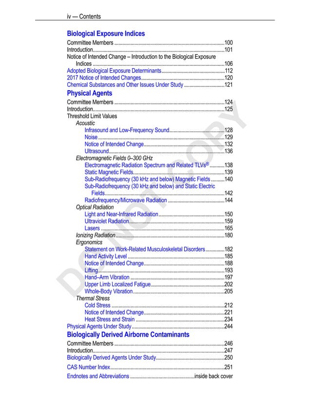 2017 TLVs and BEIs Book.pdf | Chemistry | Science