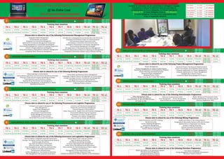 2017 training calendar | PDF | Business | Business and Finance