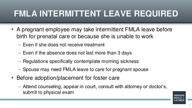ADA and FMLA: Managing Intermittent Leave