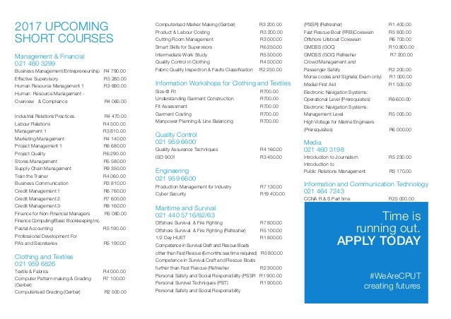 upcoming short courses at up