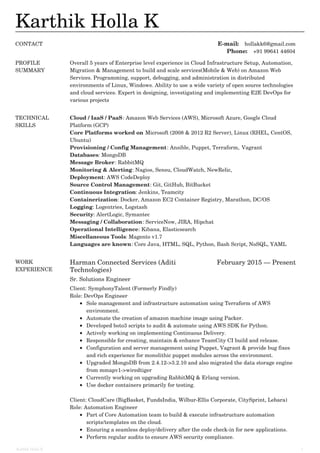 Resume | PDF