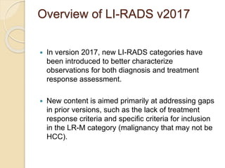 2017 version of li rads for ct and mr | PPT