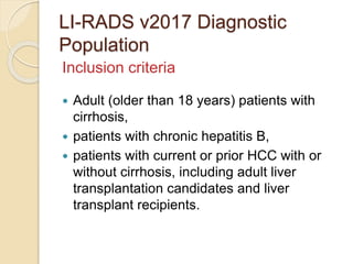 2017 version of li rads for ct and mr | PPT