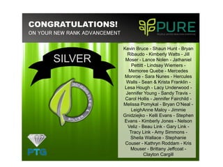 Pure Team Global - PURE Rank Advancements 2017 weeks 46-48 | PPTX