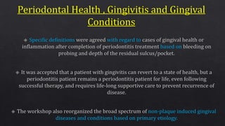 2017 WORLD WORKSHOP - A new classification scheme for periodontal and ...
