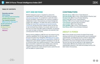 IBM X-Force Threat Intelligence | PDF | Information and Network Security | Computing