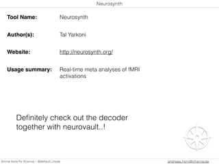 Empowering tools for Neuroimaging | PDF