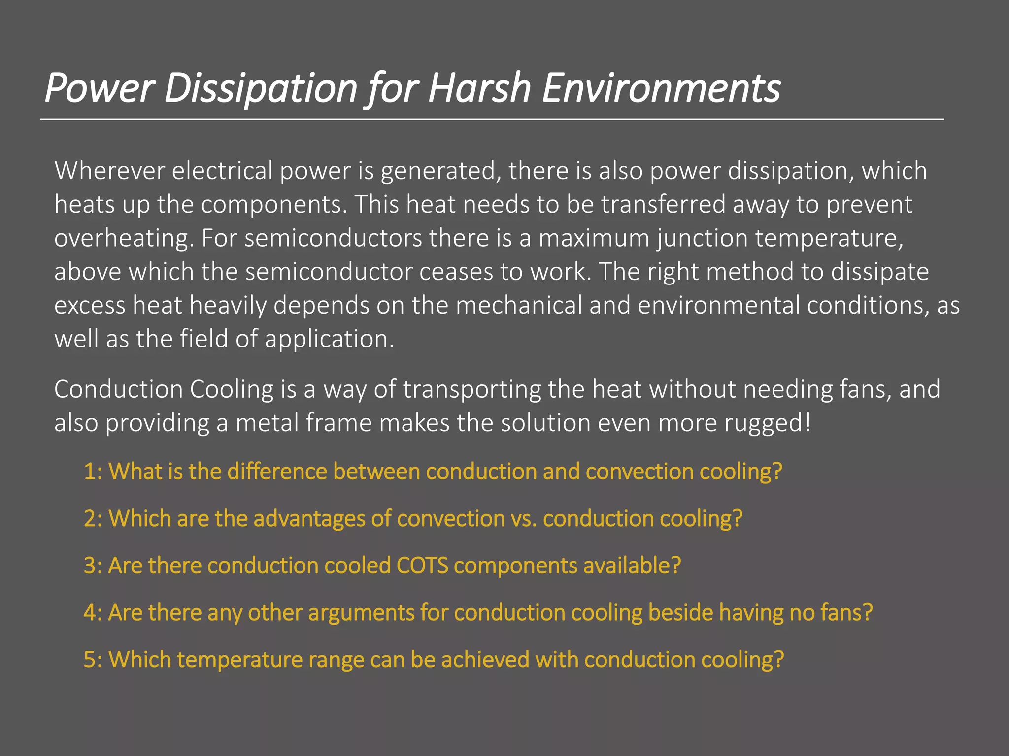 5 Things to Know About Conduction Cooling (CCA) | PDF | Physics | Science