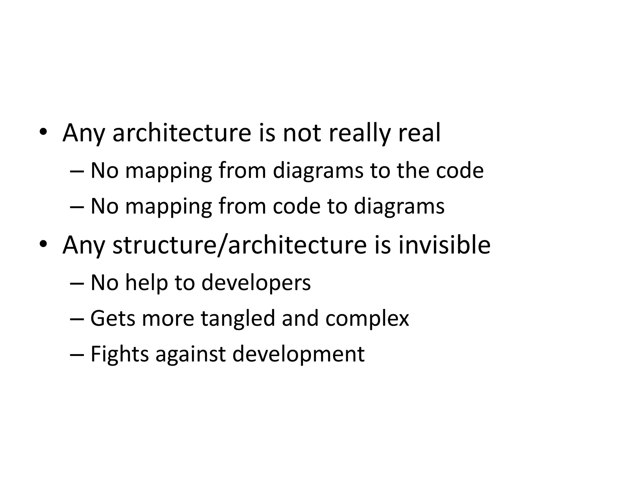 Bridging the divide between architecture and code (US version) | PPT