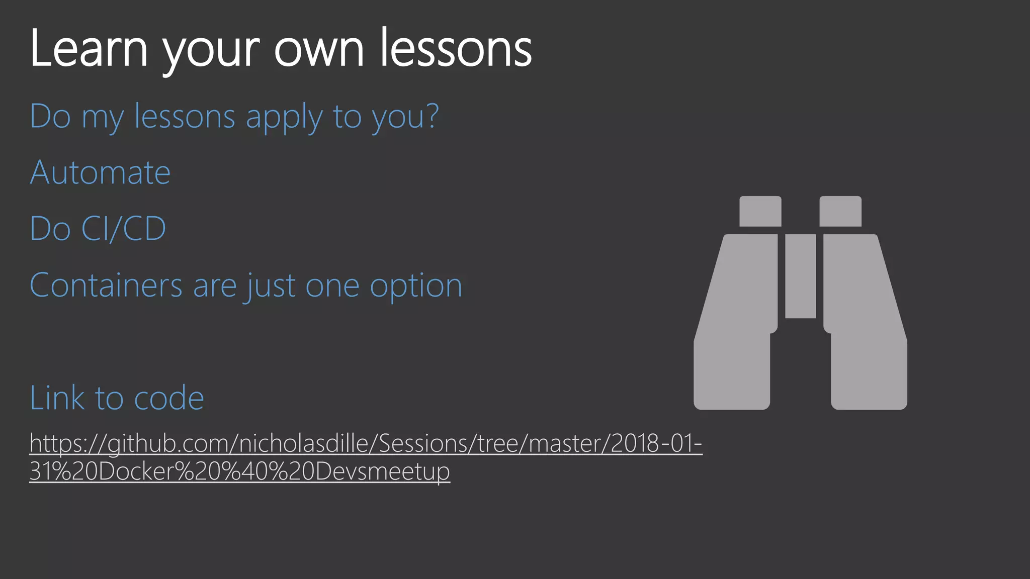 Lessons Learned From Running Docker In Production Ppt