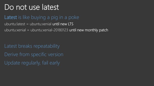 Lessons Learned From Running Docker In Production Ppt